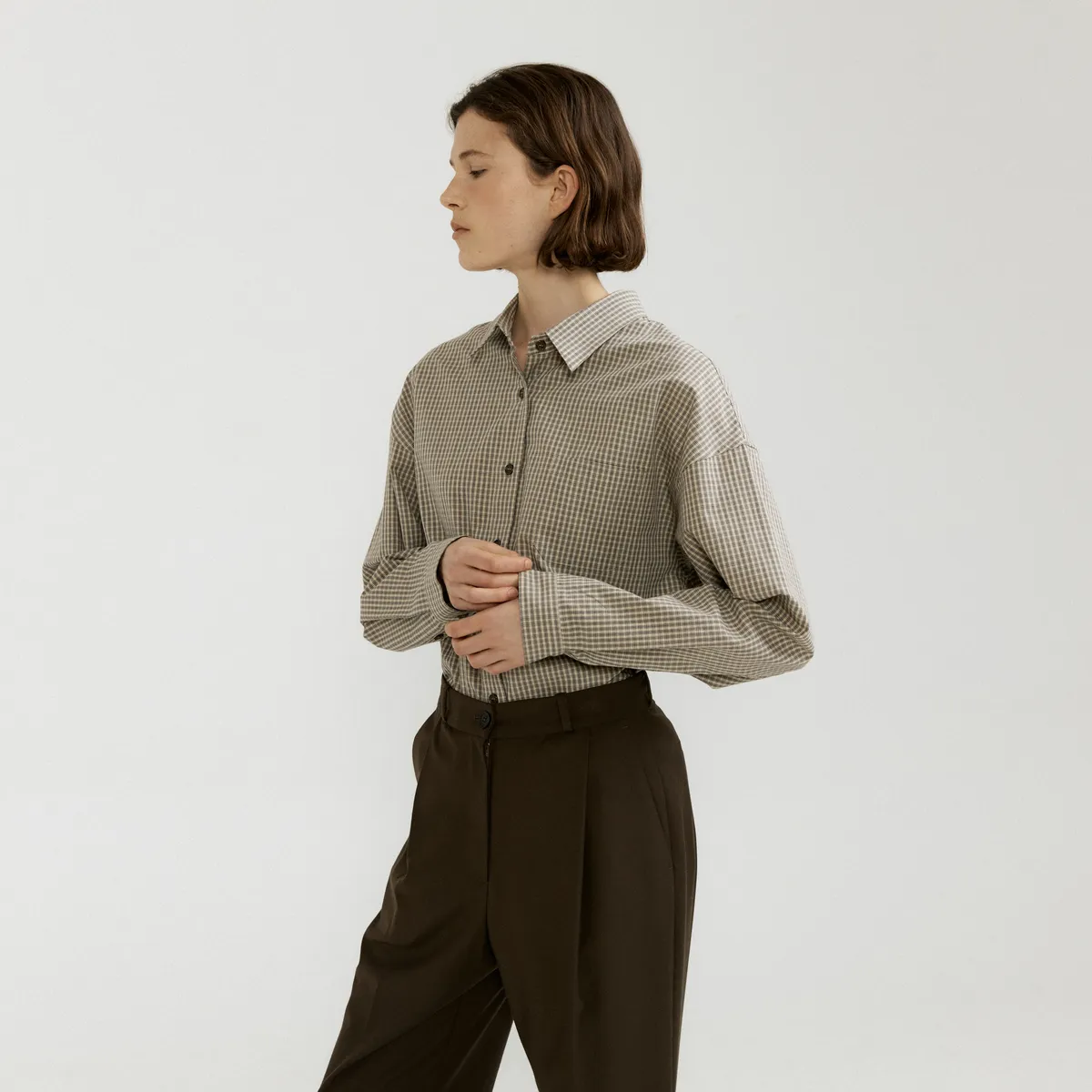 Hugo Check Shirt (Beige Check) - 감도 깊은 취향 셀렉트샵 29CM