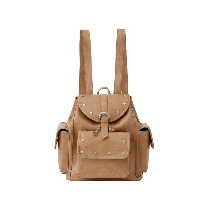 STUD 3POCKET BACKPACK [Tan] - 감도 깊은 취향 셀렉트샵 29CM