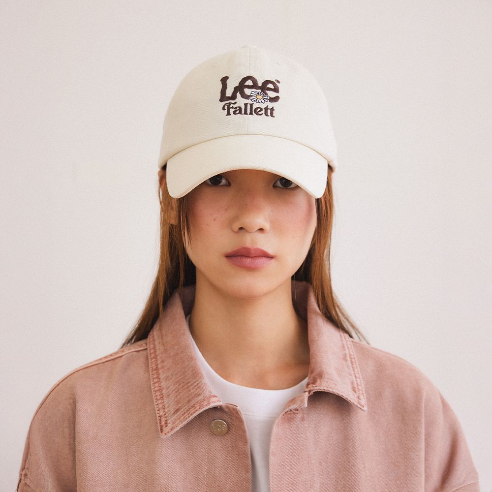 [FALLETT X LEE] 썬 플라워 로고 볼캡 아이보리 - 감도 깊은 취향 셀렉트샵 29CM