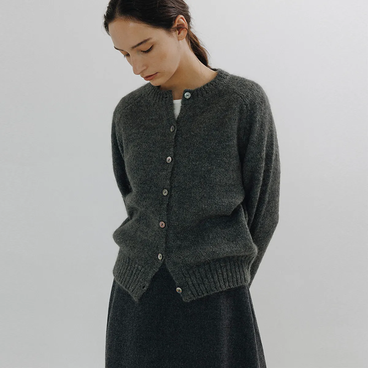 Alpaca cardigan (D/gray) - 감도 깊은 취향 셀렉트샵 29CM