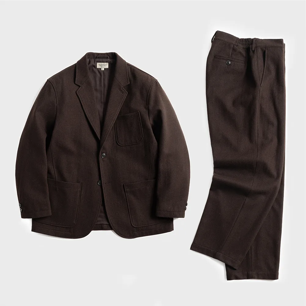 ANP WOOL LIBRARY SUIT (dark brown/2pcs) - 감도 깊은 취향 셀렉트샵 29CM