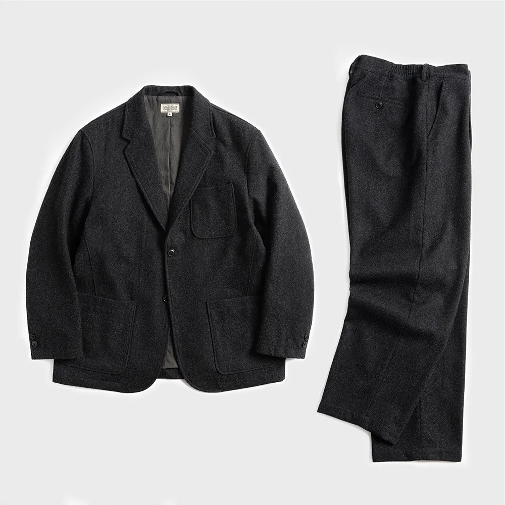 ANP WOOL LIBRARY SUIT (charcoal/2pcs) - 감도 깊은 취향 셀렉트샵 29CM