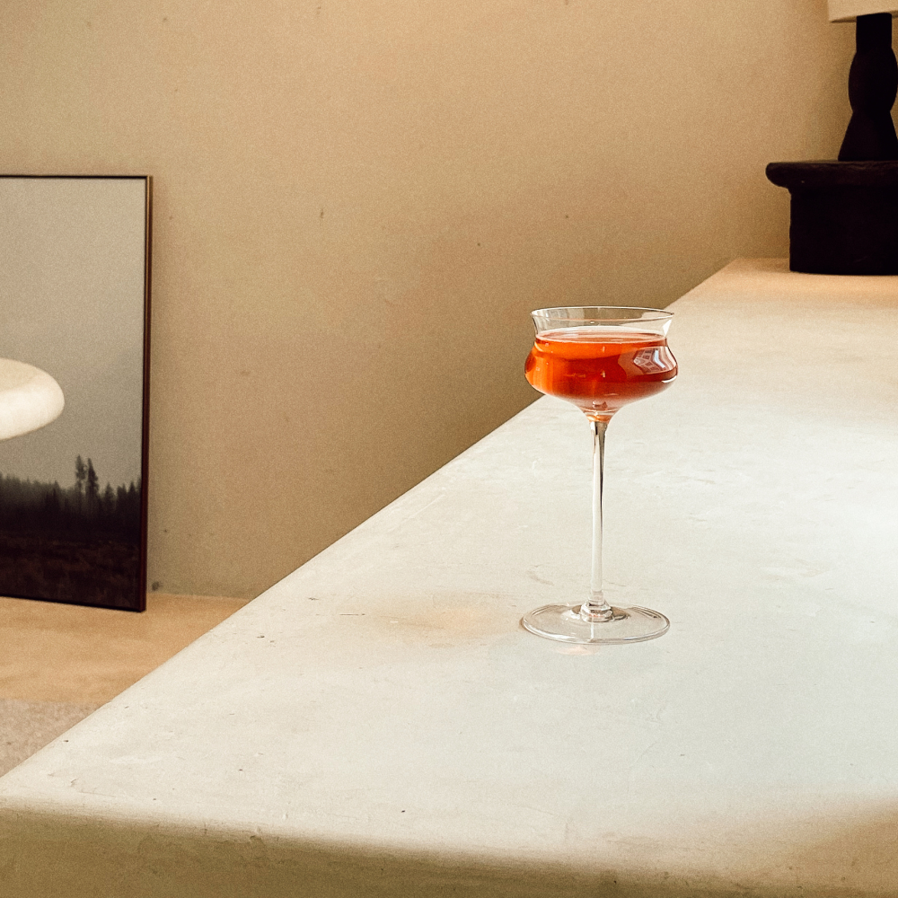 플라워 칵테일 글라스 FLOWER COCKTAIL GLASS 150ml - 감도 깊은 취향 셀렉트샵 29CM