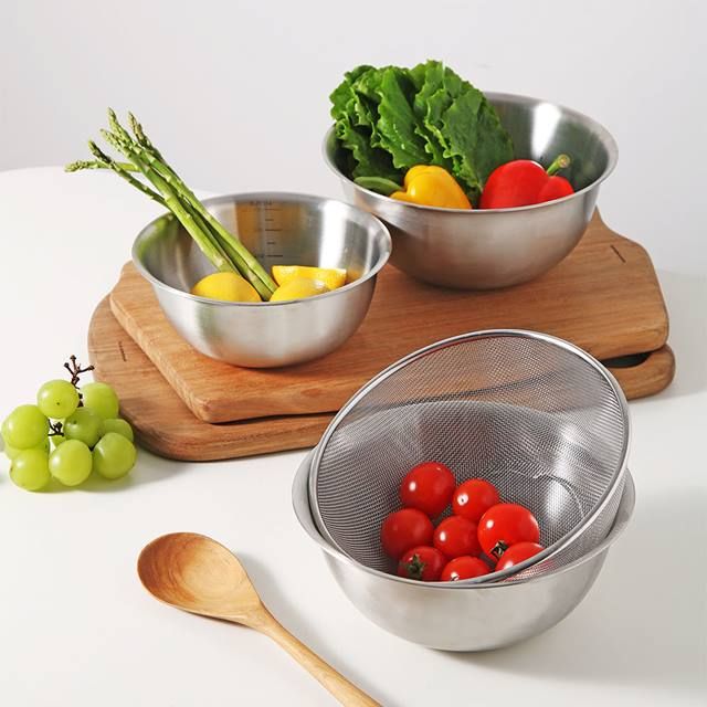 실용적인 스테인리스 눈금 믹싱볼 세트 2type - 감도 깊은 취향 셀렉트샵 29CM