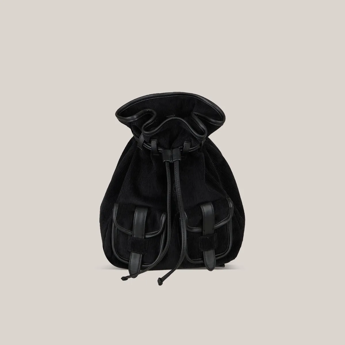 CORDUROY BACKPACK [ BLACK ] - 감도 깊은 취향 셀렉트샵 29CM