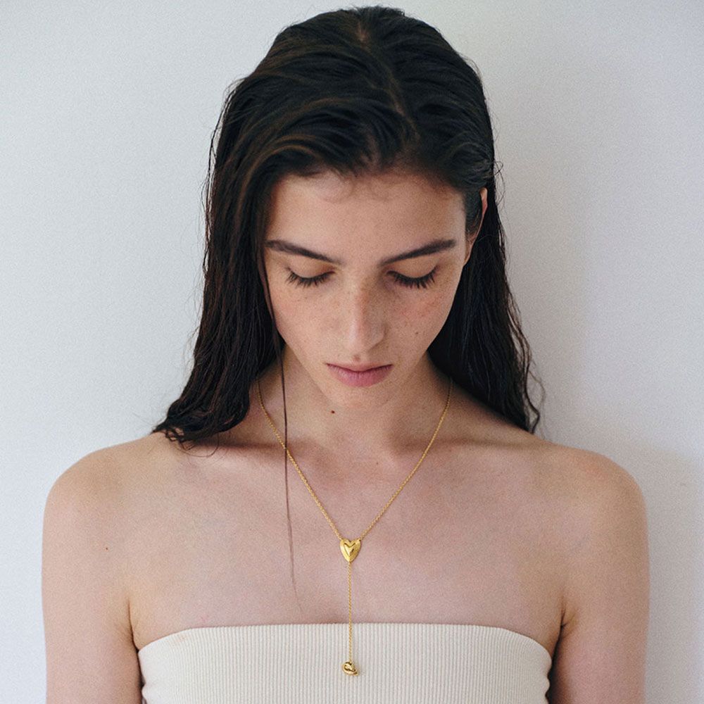 Nora heart drop necklace - 감도 깊은 취향 셀렉트샵 29CM