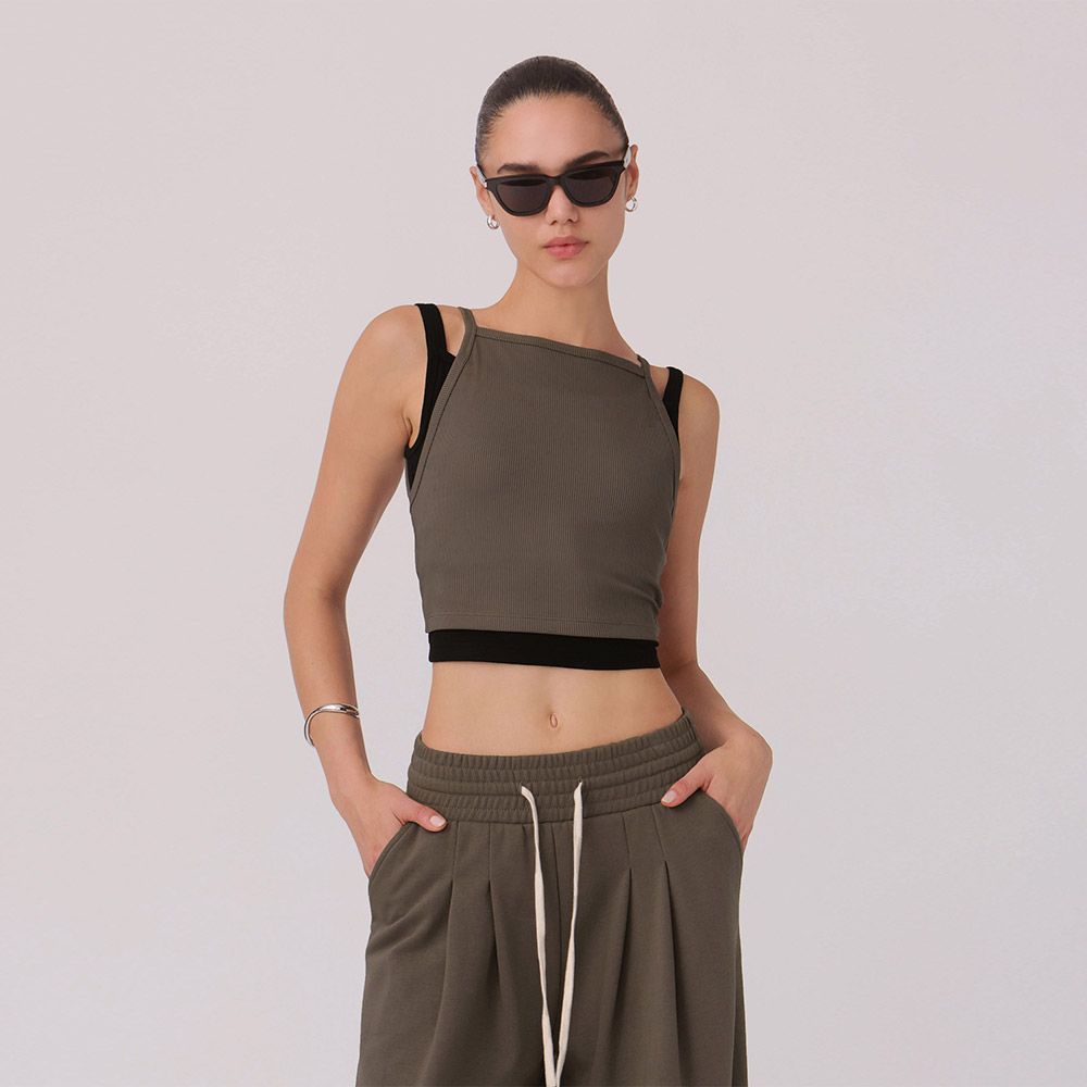 AUBREY TOP ASH & BLACK COMBO - 감도 깊은 취향 셀렉트샵 29CM