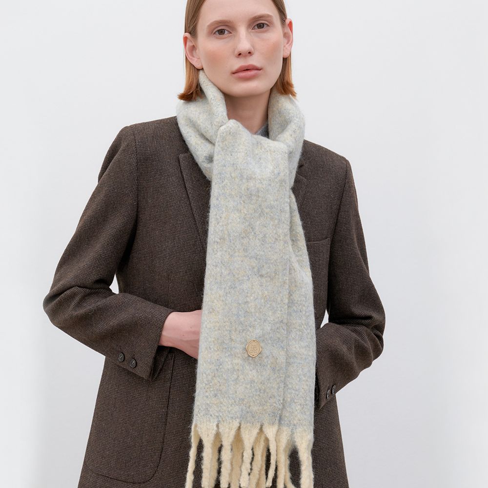 classic two tone wool muffler (M037_ivoryblue) - 감도 깊은 취향 셀렉트샵 29CM