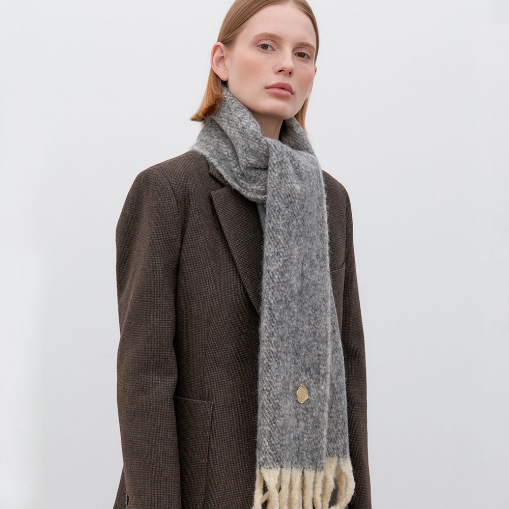 classic two tone wool muffler (M037_charcoal) - 감도 깊은 취향 셀렉트샵 29CM