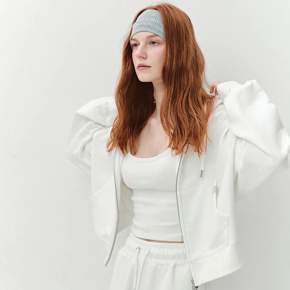 AS BASIC HOOD ZIP-UP (IVORY) - 감도 깊은 취향 셀렉트샵 29CM