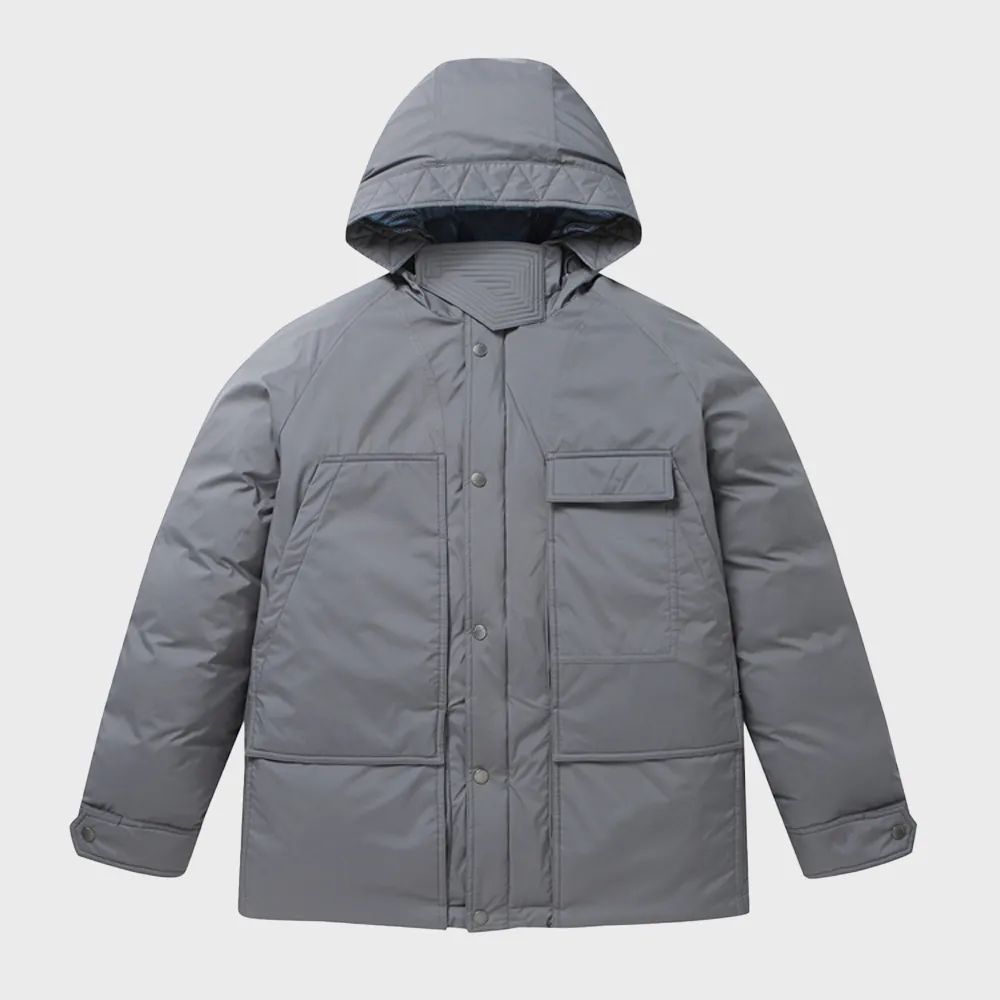 Goose Down Multi Pocket Hooded Parka_Dark Grey - 감도 깊은 취향 셀렉트샵 29CM