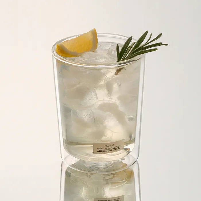 에센셜 이중내열 글라스 유리컵 M 2P - 감도 깊은 취향 셀렉트샵 29CM