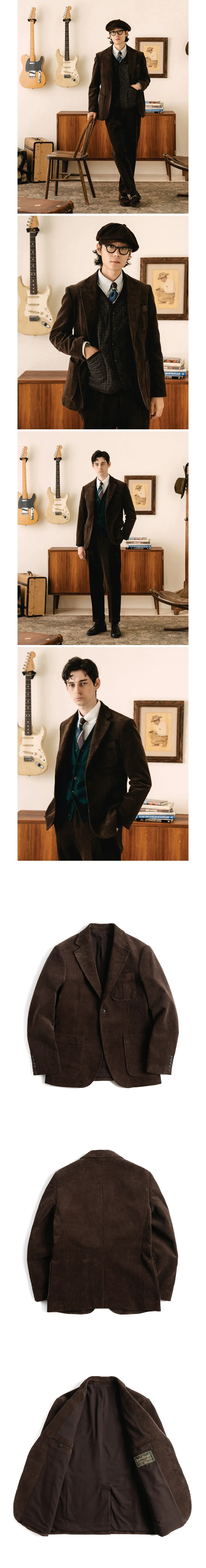12 CORDUROY SPORT COAT (dark brown) - 감도 깊은 취향 셀렉트샵 29CM