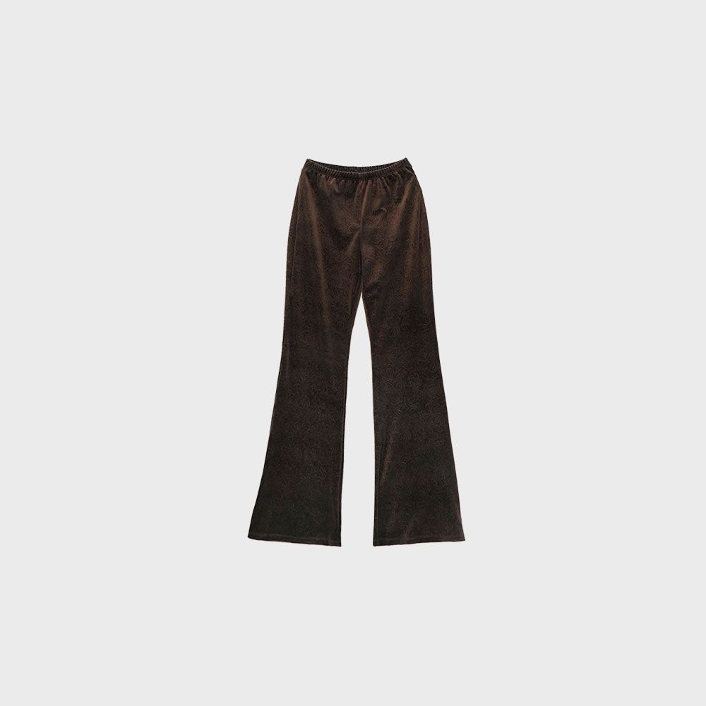 Antique Velvet Pants Antique Pattern Brown - 감도 깊은 취향 셀렉트샵 29CM