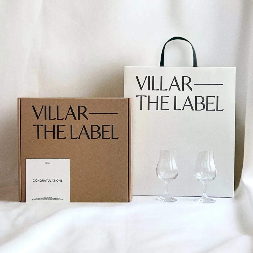 빌라더레이블 위스키 글라스 GIFT SET (쇼핑백&메시지카드 포함) - 감도 깊은 취향 셀렉트샵 29CM