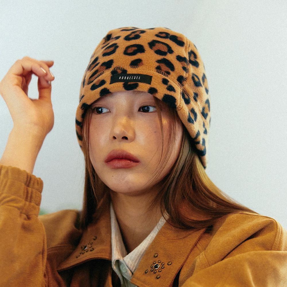 Polarfleece Beanie Hats (Leopard Beige) - 감도 깊은 취향 셀렉트샵 29CM