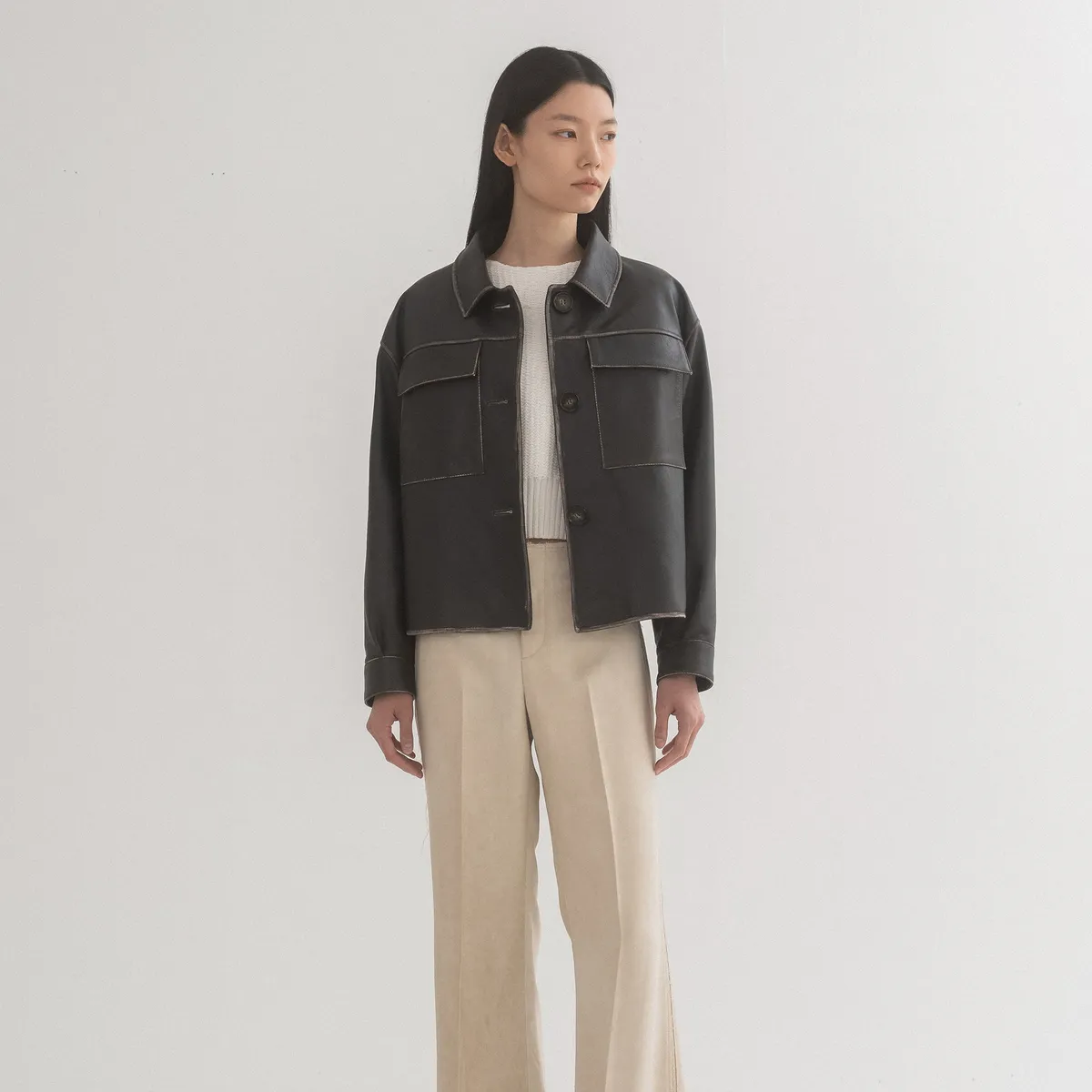 VEGETABLE SHEEPSKIN HANDMADE SCRATCH JACKET - 감도 깊은 취향 셀렉트샵 29CM