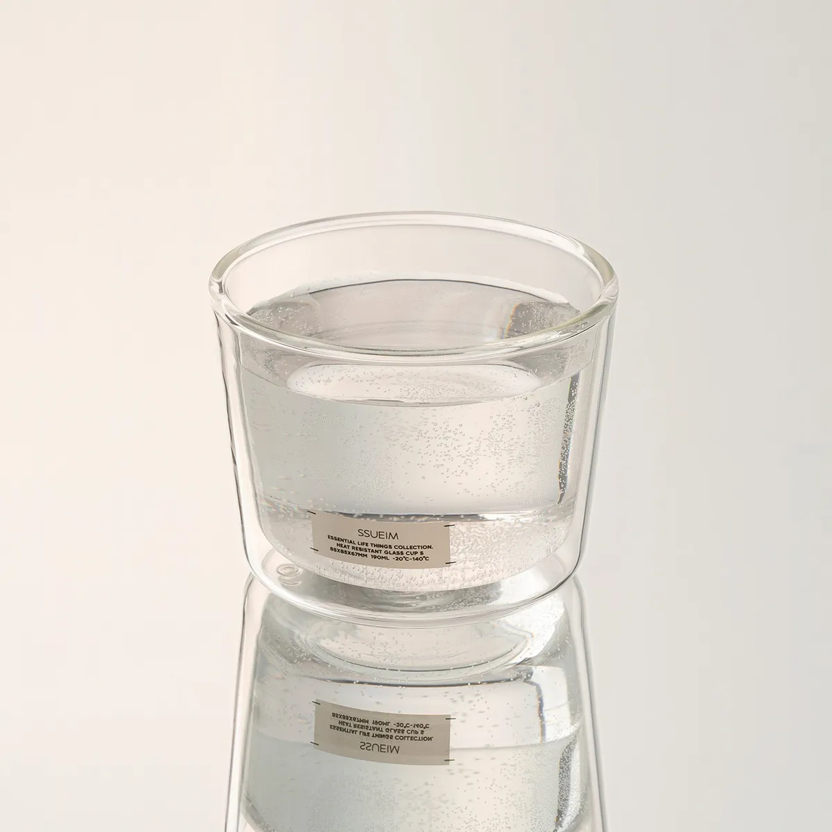 쓰임 에센셜 이중내열 유리컵(S) 2P - 감도 깊은 취향 셀렉트샵 29CM
