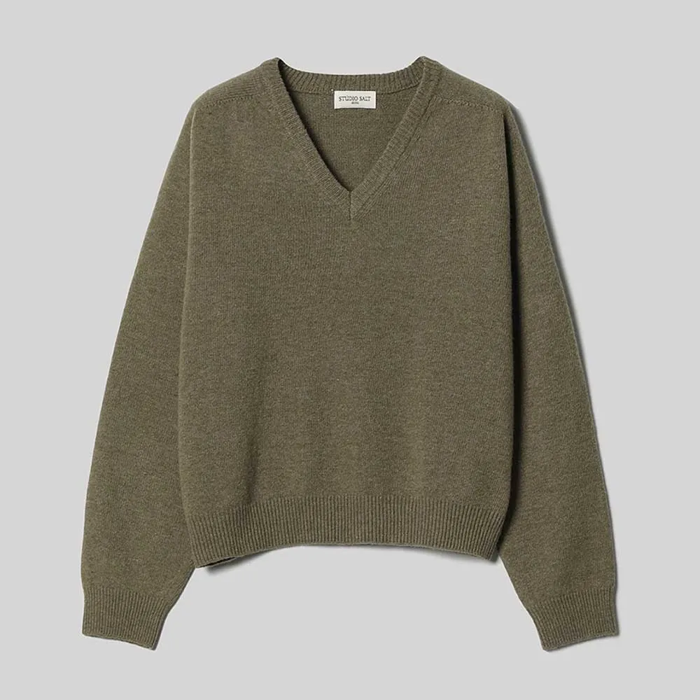 [24 FALL][SALT Label] LEADEN WHOLE GARMENT PULLOVER_KHAKI BROWN - 감도 깊은 취향 셀렉트샵 29CM