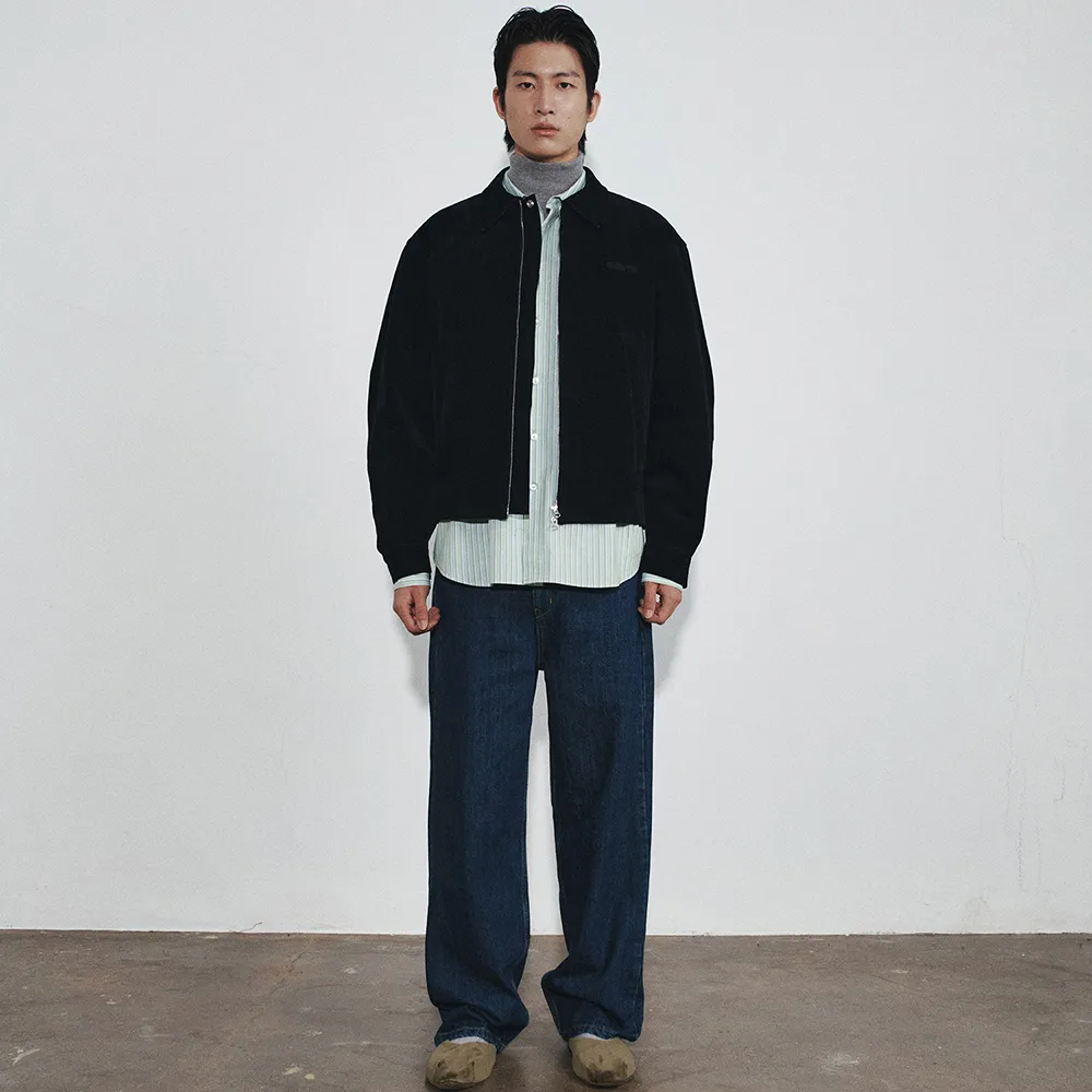 HET SQUARE VELVET SHORT JACKET (BLACK) - 감도 깊은 취향 셀렉트샵 29CM