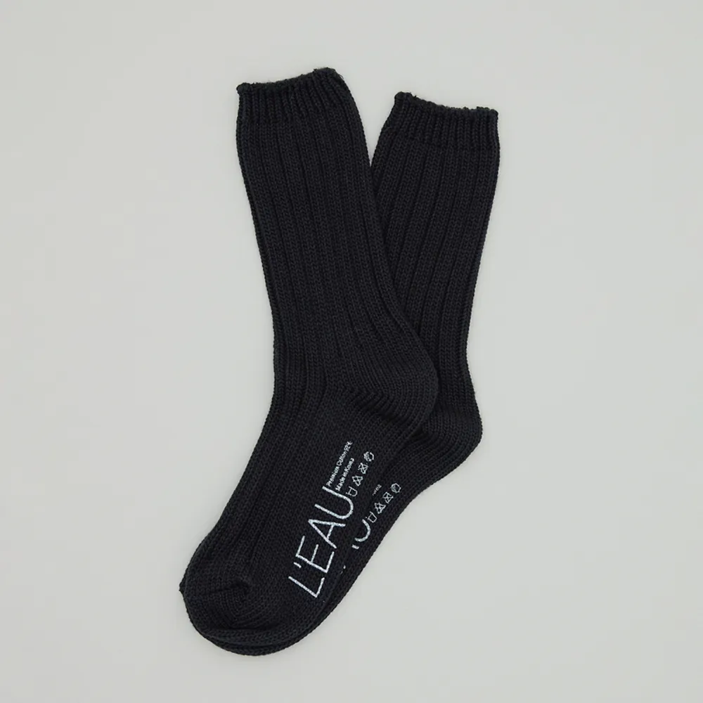 [2nd] Leau cotton socks_black - 감도 깊은 취향 셀렉트샵 29CM
