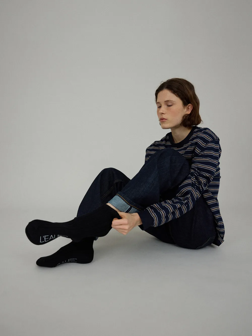 [2nd] Leau cotton socks_black - 감도 깊은 취향 셀렉트샵 29CM