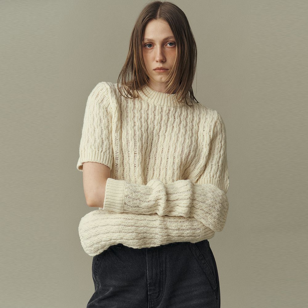 RIB CABLE SWEATER & WARMER_IVORY - 감도 깊은 취향 셀렉트샵 29CM