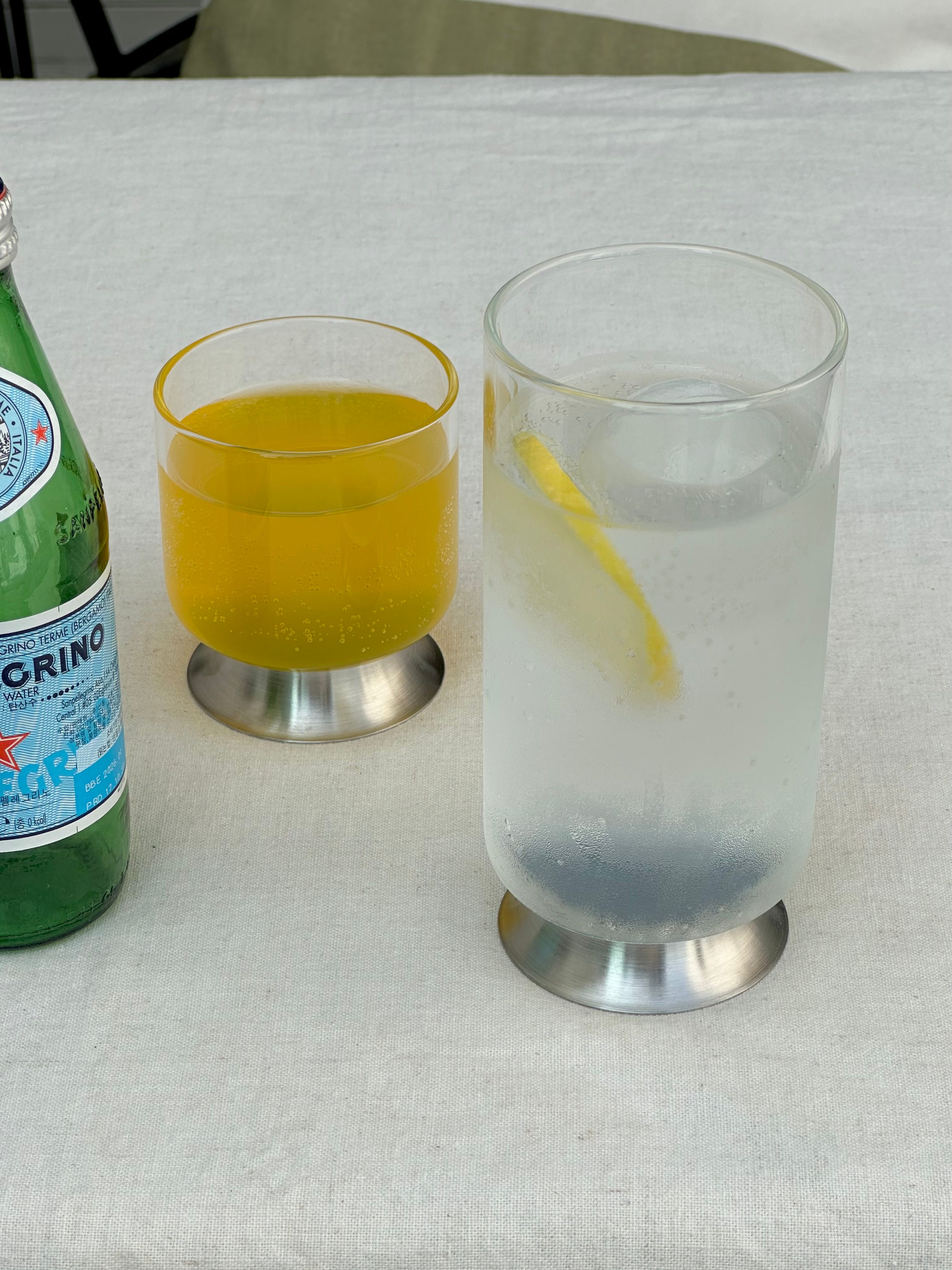 스테인리스 받침 유리컵 맥주 커피잔 손잡이 X 250ml - 감도 깊은 취향 셀렉트샵 29CM