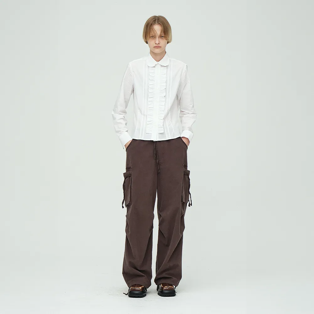 DRAW STRING CARGO PANTS_brown - 감도 깊은 취향 셀렉트샵 29CM