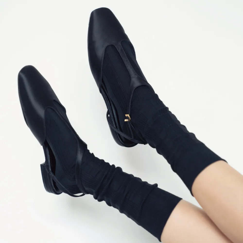 [hiig] no.015 black basic silket socks - 감도 깊은 취향 셀렉트샵 29CM