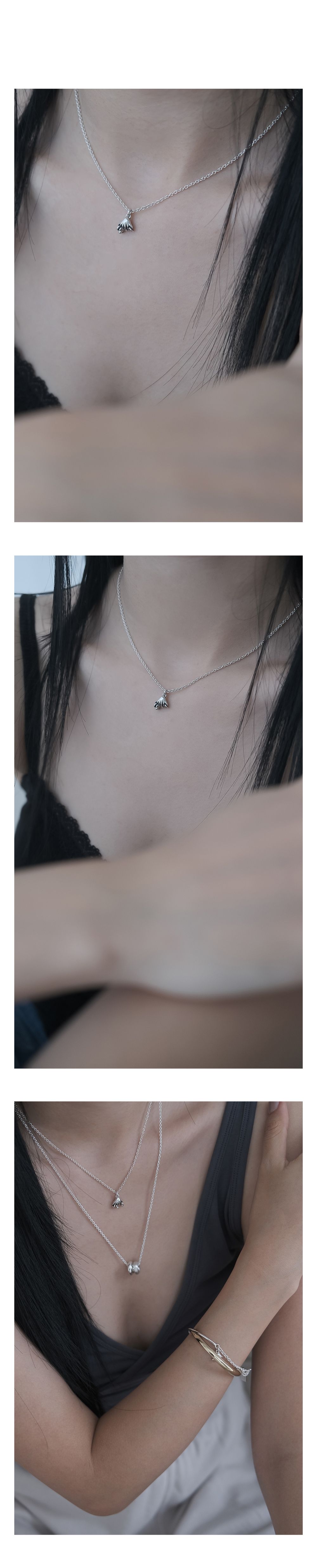 Mini shell piercing necklace - 감도 깊은 취향 셀렉트샵 29CM