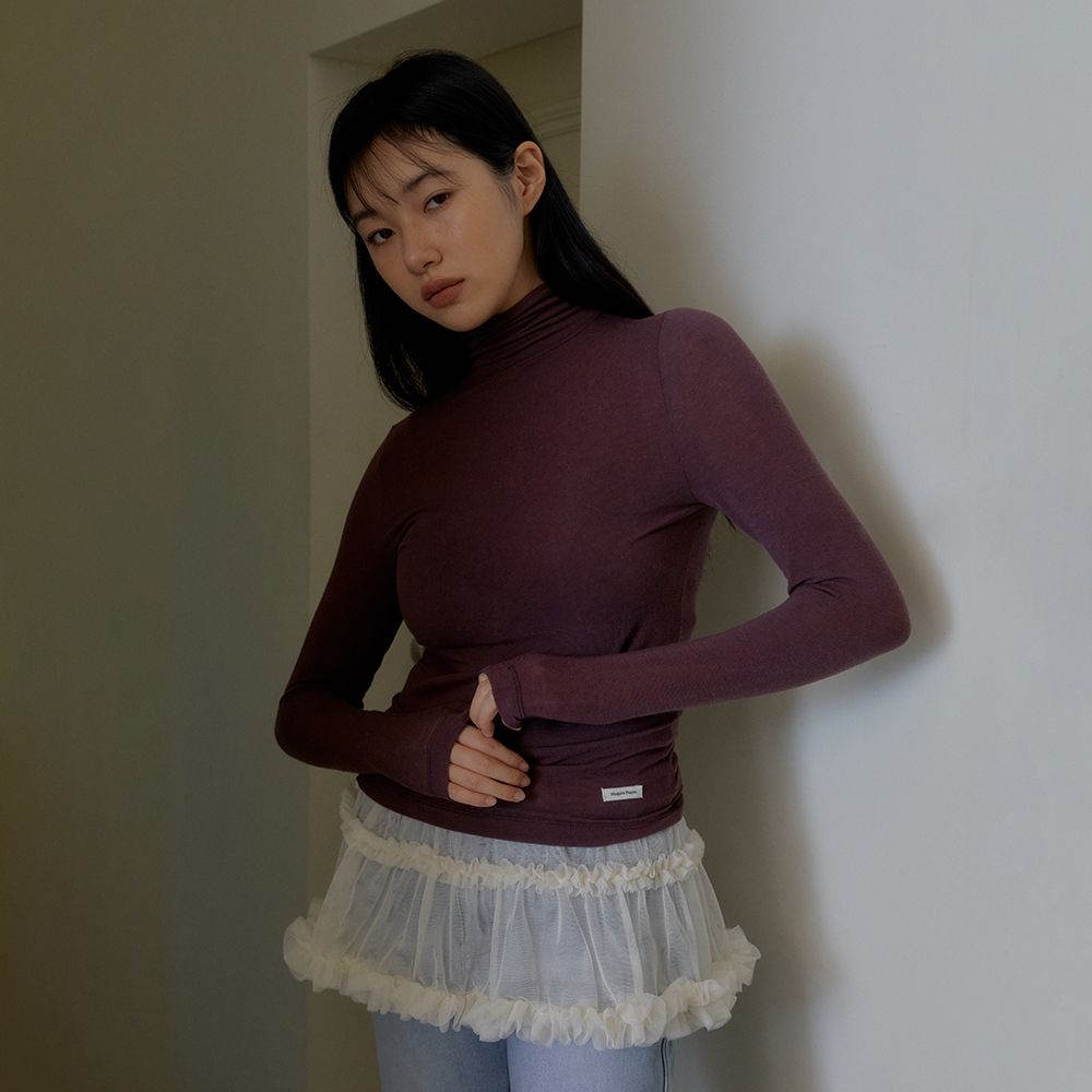 BASIC TENCEL POLAR T-SHIRT (PURPLE) - 감도 깊은 취향 셀렉트샵 29CM