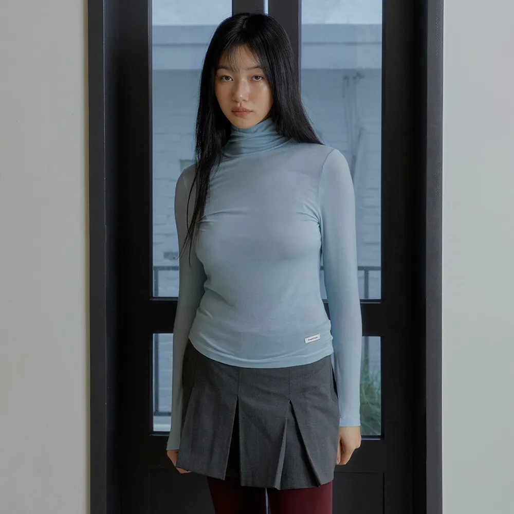 BASIC TENCEL POLAR T-SHIRT (LIGHT BLUE) - 감도 깊은 취향 셀렉트샵 29CM