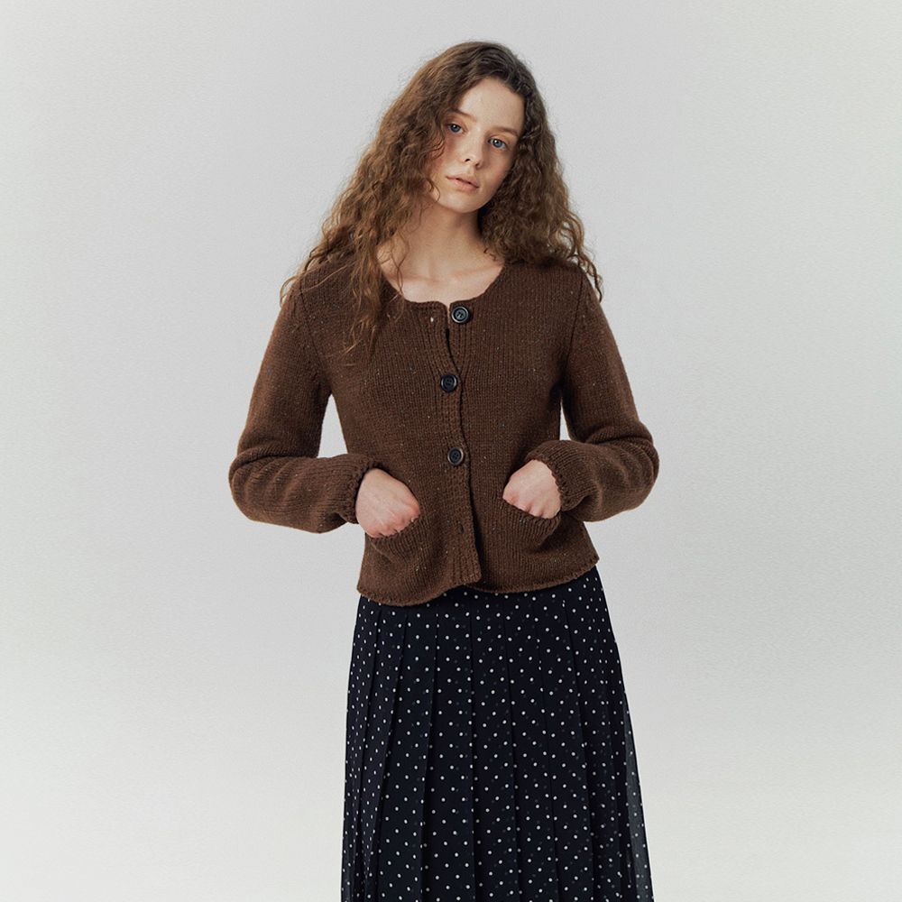Audrey Nep Cardigan in Brown - 감도 깊은 취향 셀렉트샵 29CM