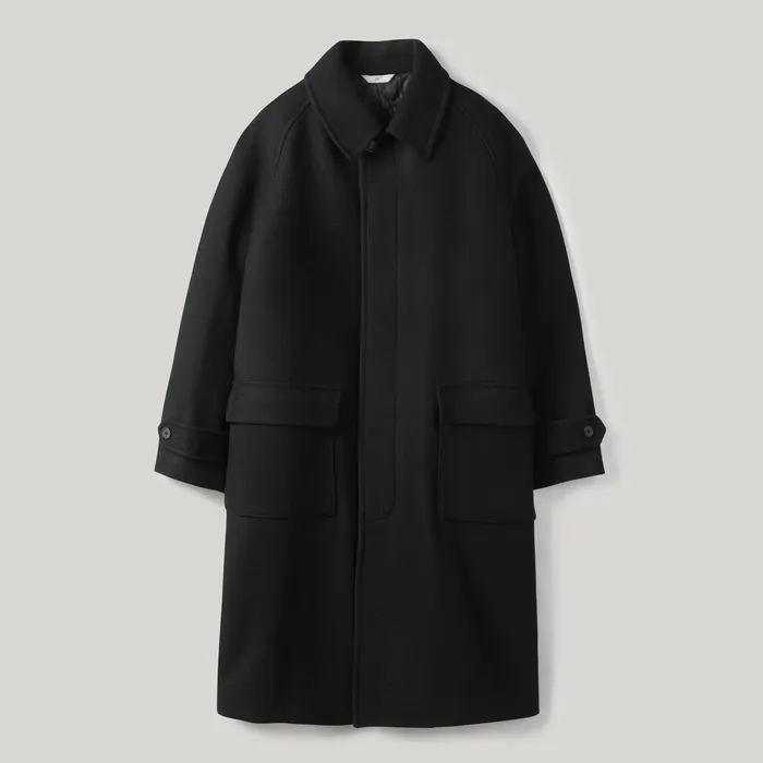 WOOL BALMACAAN COAT BLACK (247) - 감도 깊은 취향 셀렉트샵 29CM