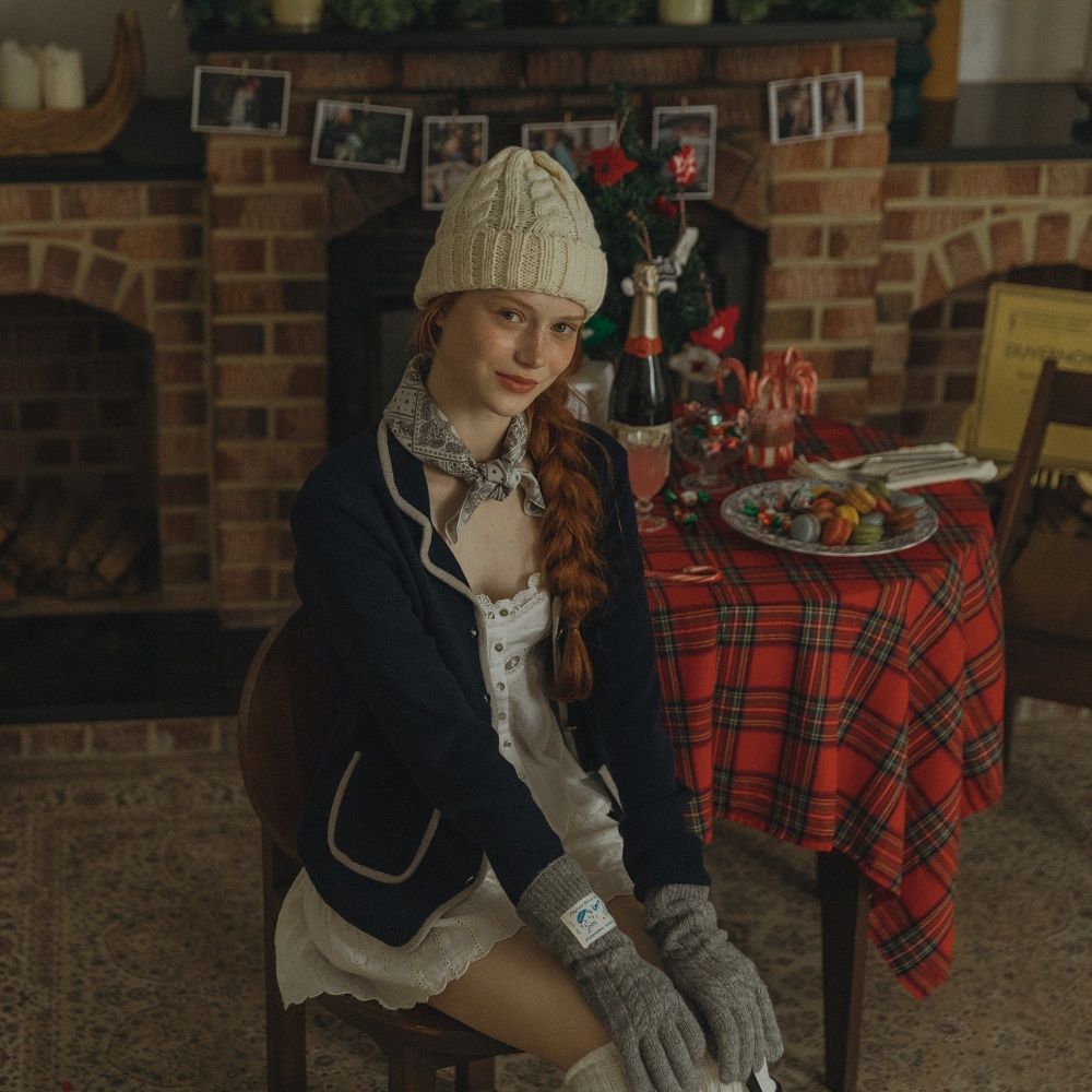 Anna Cashmere Cardigan_Navy - 감도 깊은 취향 셀렉트샵 29CM