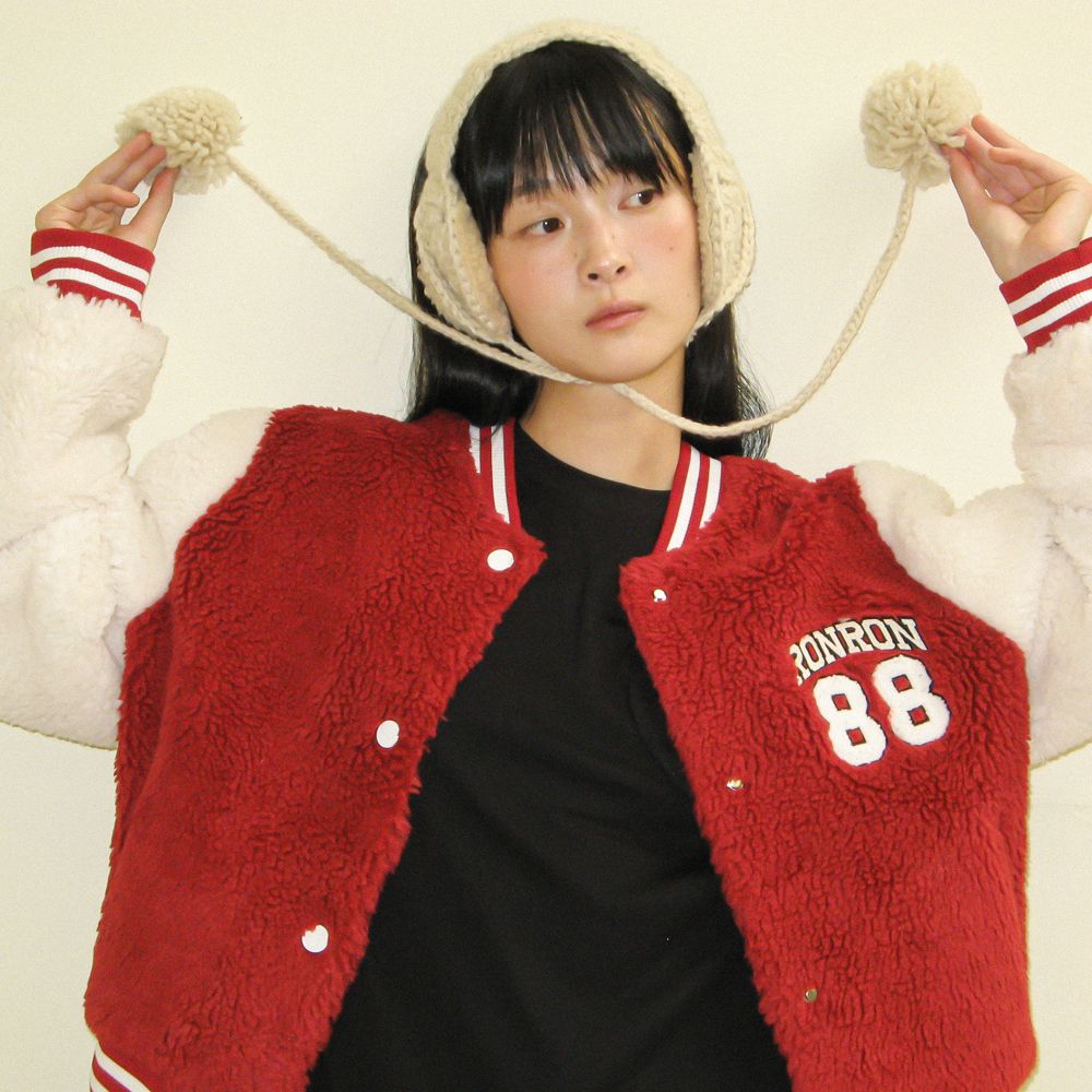 BACK PATCH 88 DUMBLE MUSTANG VARSITY JACKET RED - 감도 깊은 취향 셀렉트샵 29CM