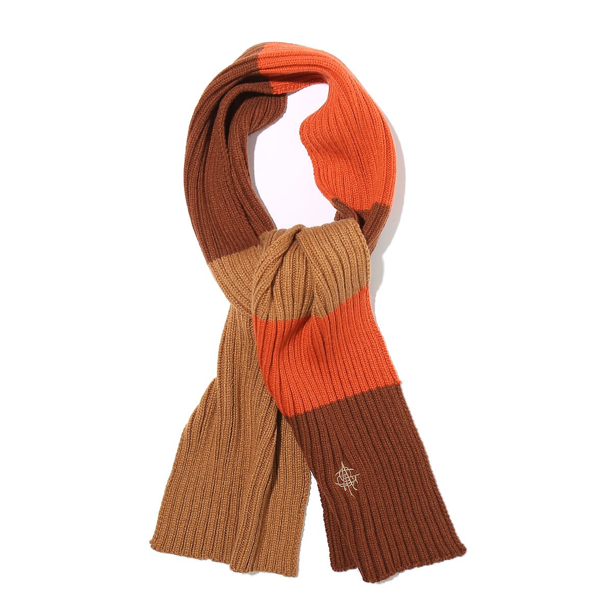 Stripe Knit Muffler Brown - 감도 깊은 취향 셀렉트샵 29CM