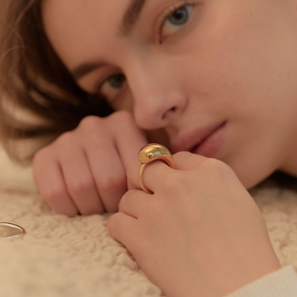 bold ring - gold [silver 925,18k gold plated] - 감도 깊은 취향 셀렉트샵 29CM