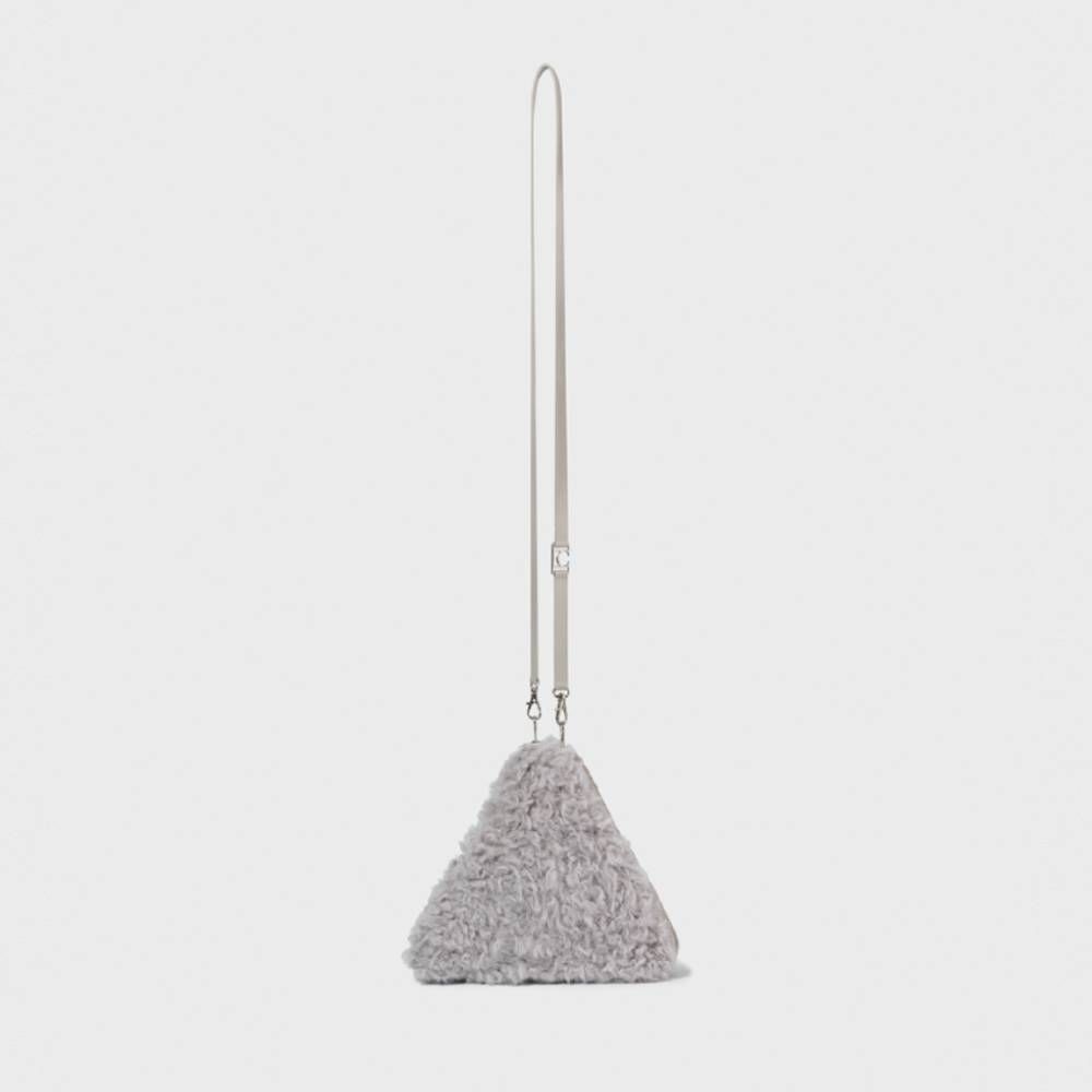 FUR TRIANGLE POP-UP BAG_GREY_LW244BA02GR - 감도 깊은 취향 셀렉트샵 29CM