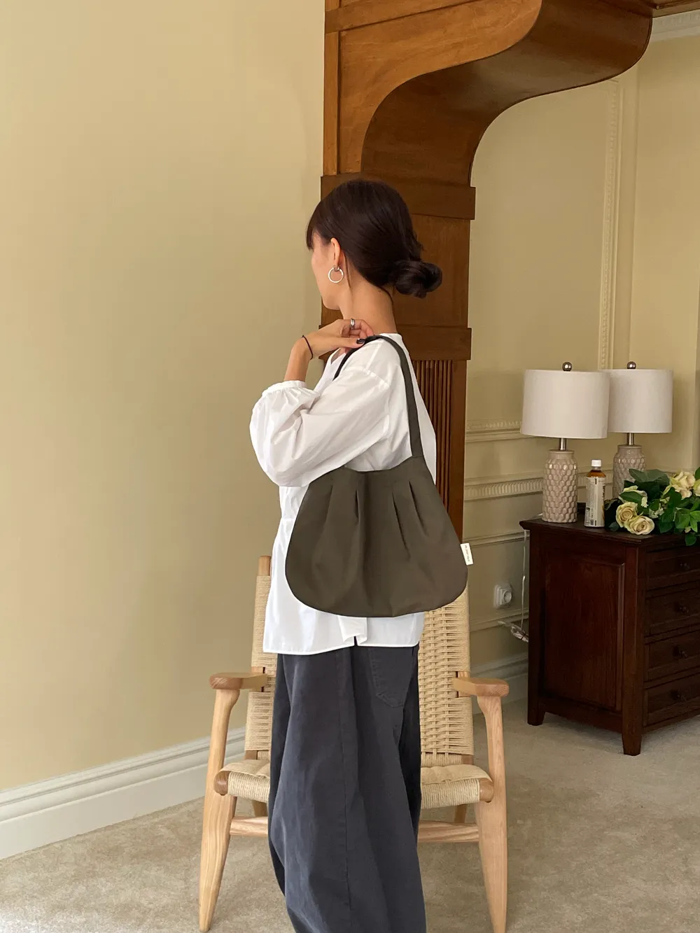 pumpkin bag- khaki - 감도 깊은 취향 셀렉트샵 29CM