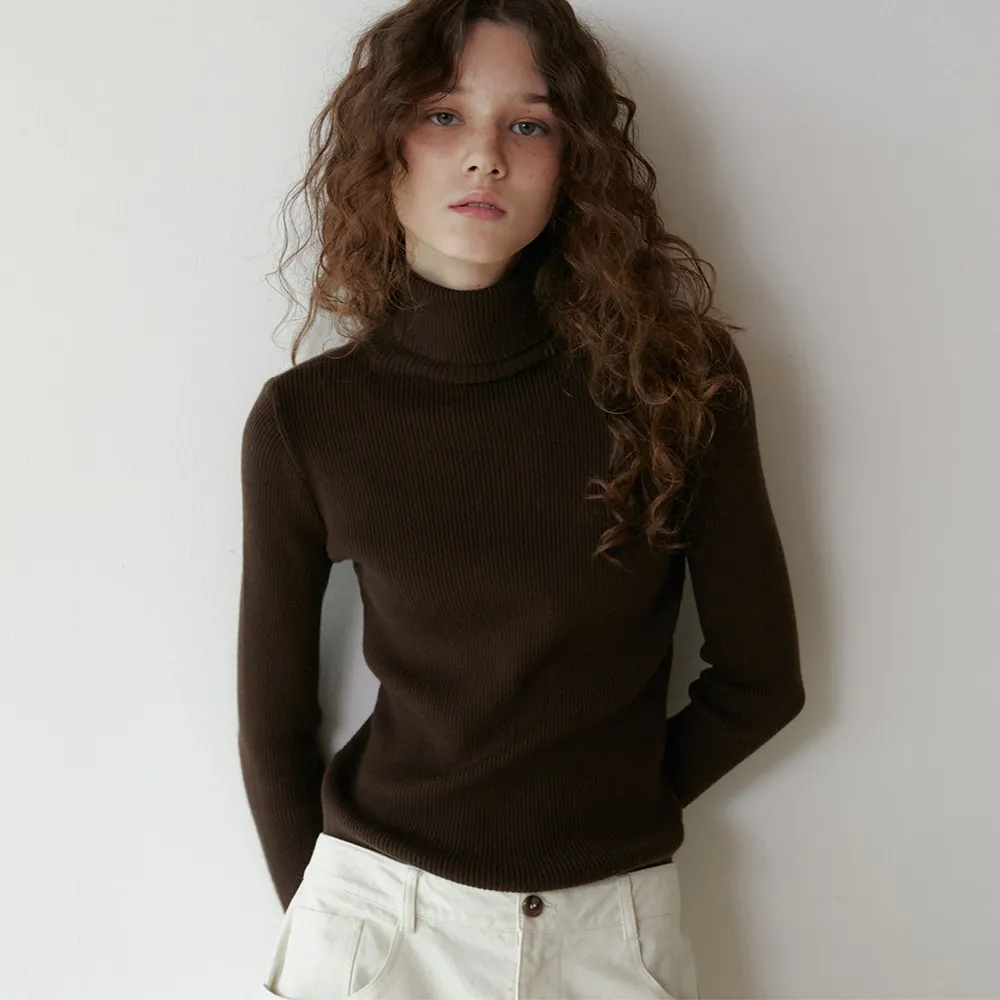 Soft Knit Turtleneck (Brown) - 감도 깊은 취향 셀렉트샵 29CM