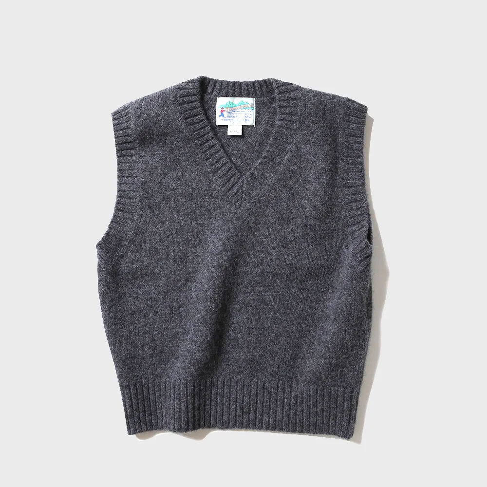 TE3-SW06 크로켓 울 베스트-밤부차콜 - 감도 깊은 취향 셀렉트샵 29CM