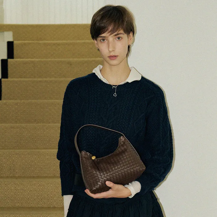 [best] Jane Weaving Tote Bag [BROWN] - 감도 깊은 취향 셀렉트샵 29CM