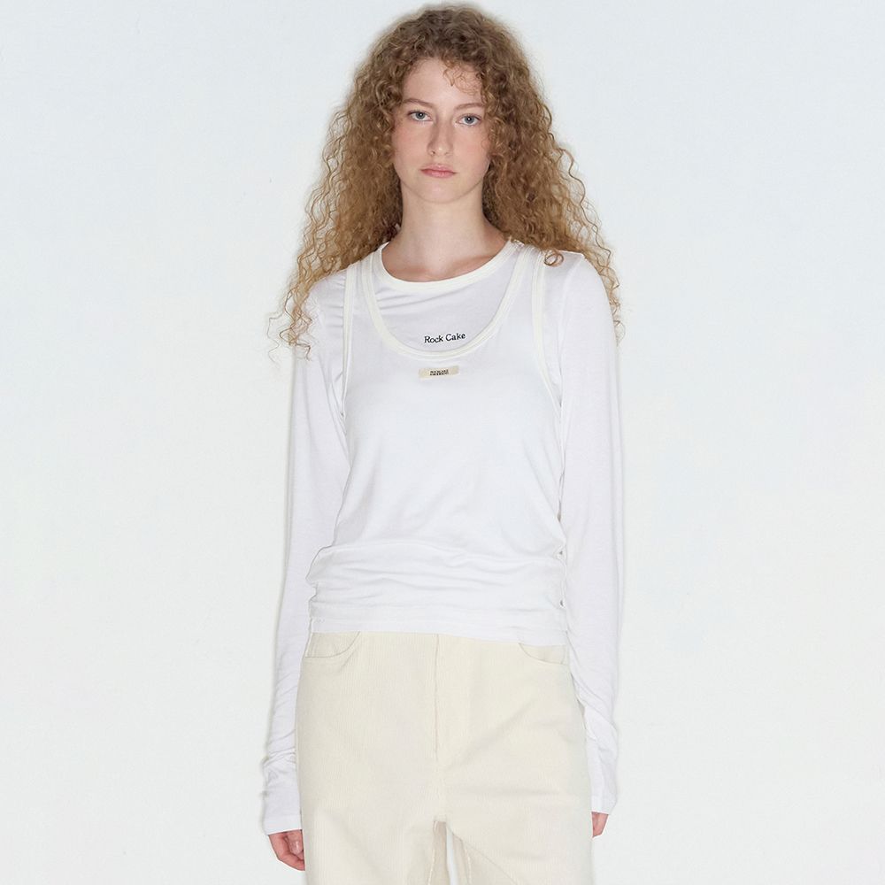 Beige Label Layerd LS Tee - Ivory - 감도 깊은 취향 셀렉트샵 29CM