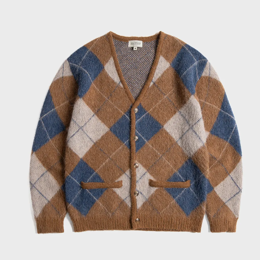TC ARGYLE MOHAIR CARDIGAN (camel) - 감도 깊은 취향 셀렉트샵 29CM