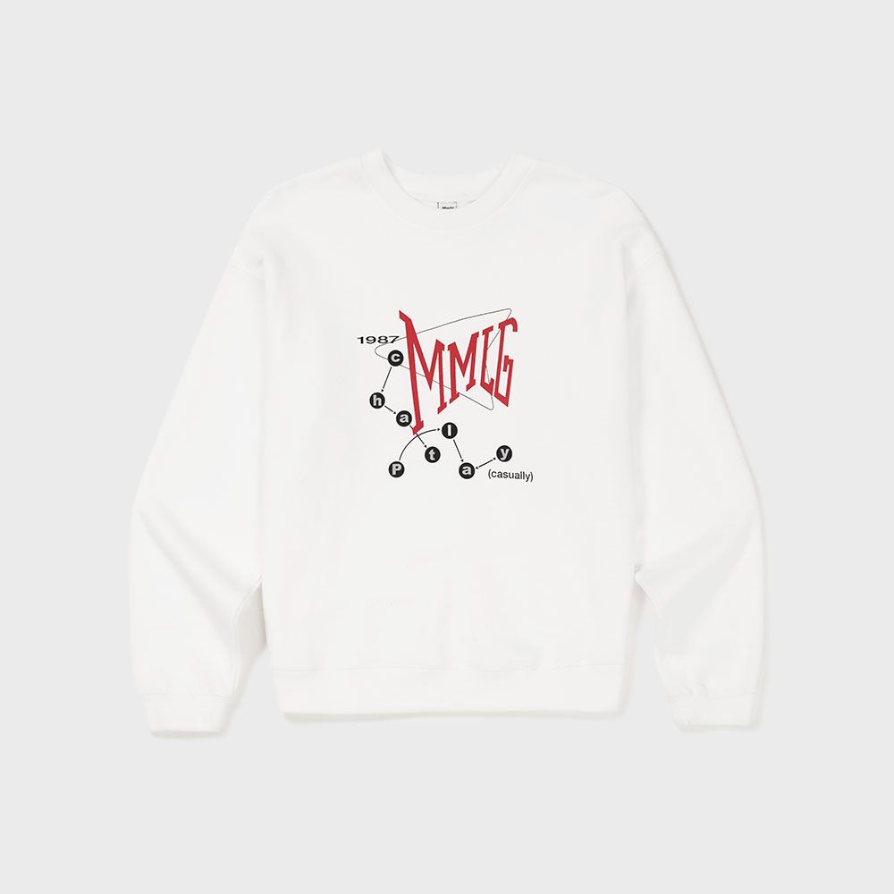 [Mmlg] VISUAL SPIRIT SWEAT (EVERY WHITE) - 감도 깊은 취향 셀렉트샵 29CM