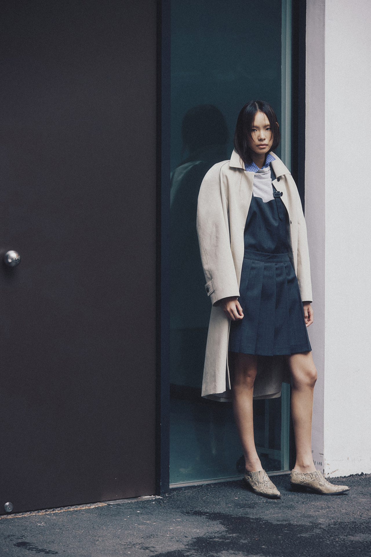 UNBALANCED STITCH TURTLENECK T LIGHT GREY - 감도 깊은 취향 셀렉트샵 29CM