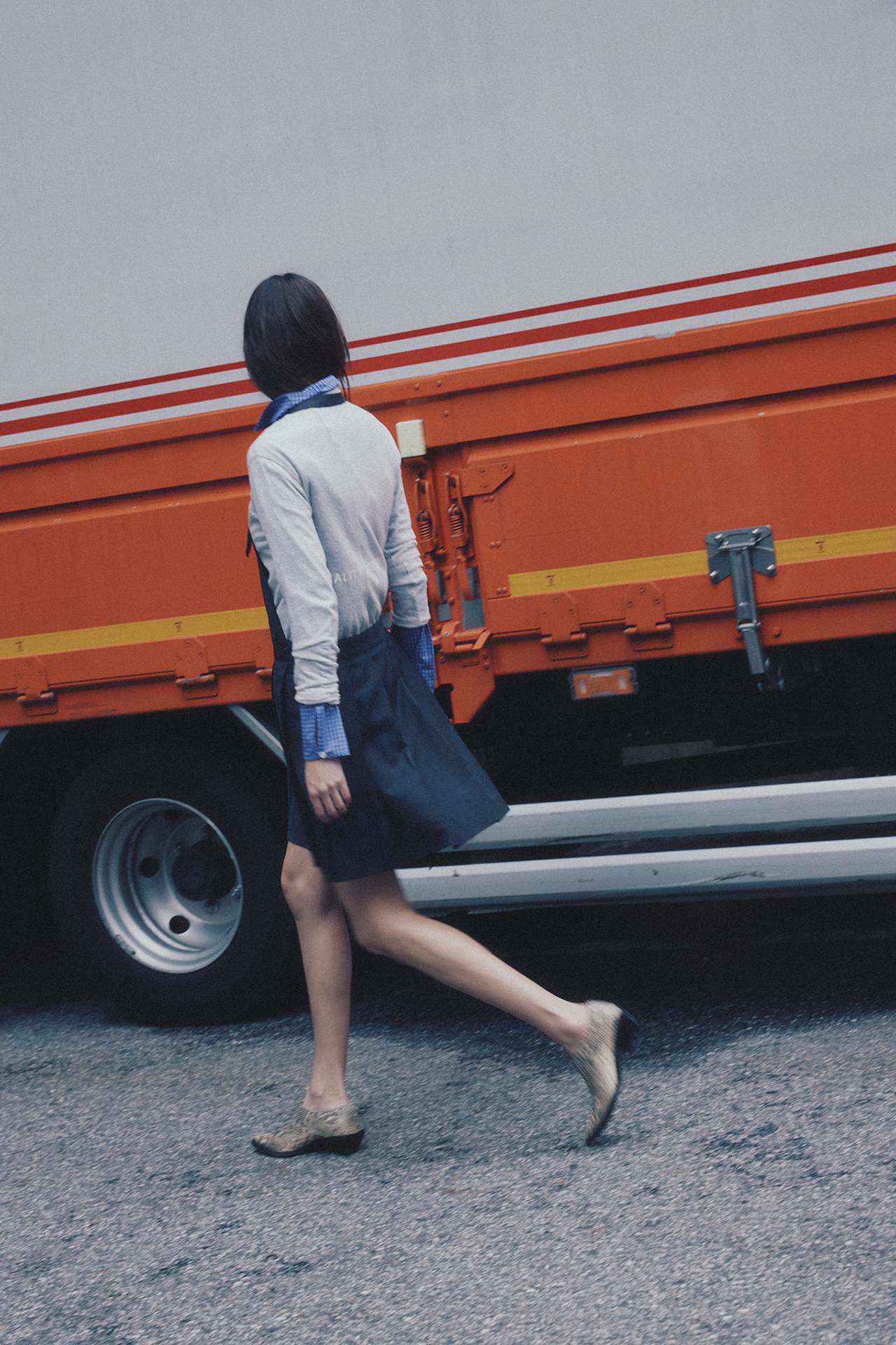 UNBALANCED STITCH TURTLENECK T LIGHT GREY - 감도 깊은 취향 셀렉트샵 29CM