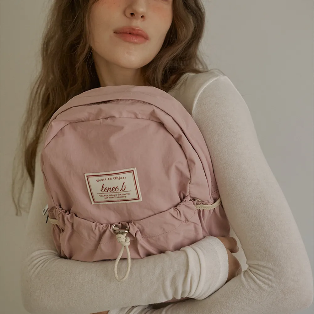 미니 스트링 백팩 베이비핑크 Mini string backpack Baby pink - 감도 깊은 취향 셀렉트샵 29CM